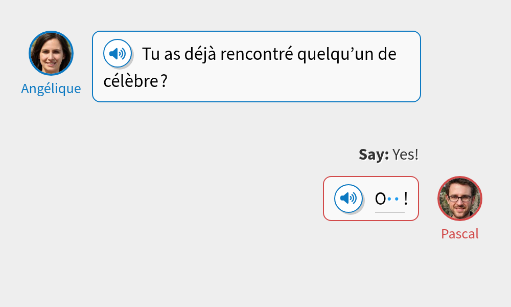 Native Dialogs | French | Tu as déjà rencontré quelqu’un de célèbre