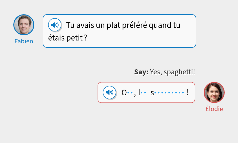 Native Dialogs | French | Tu avais un plat préféré quand tu étais petit