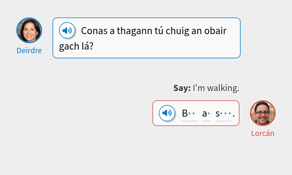 Native Dialogs | Irish | Conas a thagann tú chuig an obair gach lá?